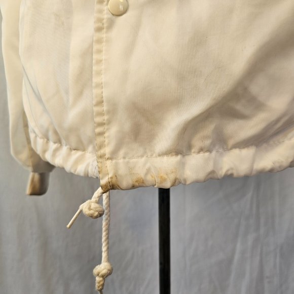 Jackets & Coats | Vintage 198s White Afscme Presidents Club Windbreaker ...